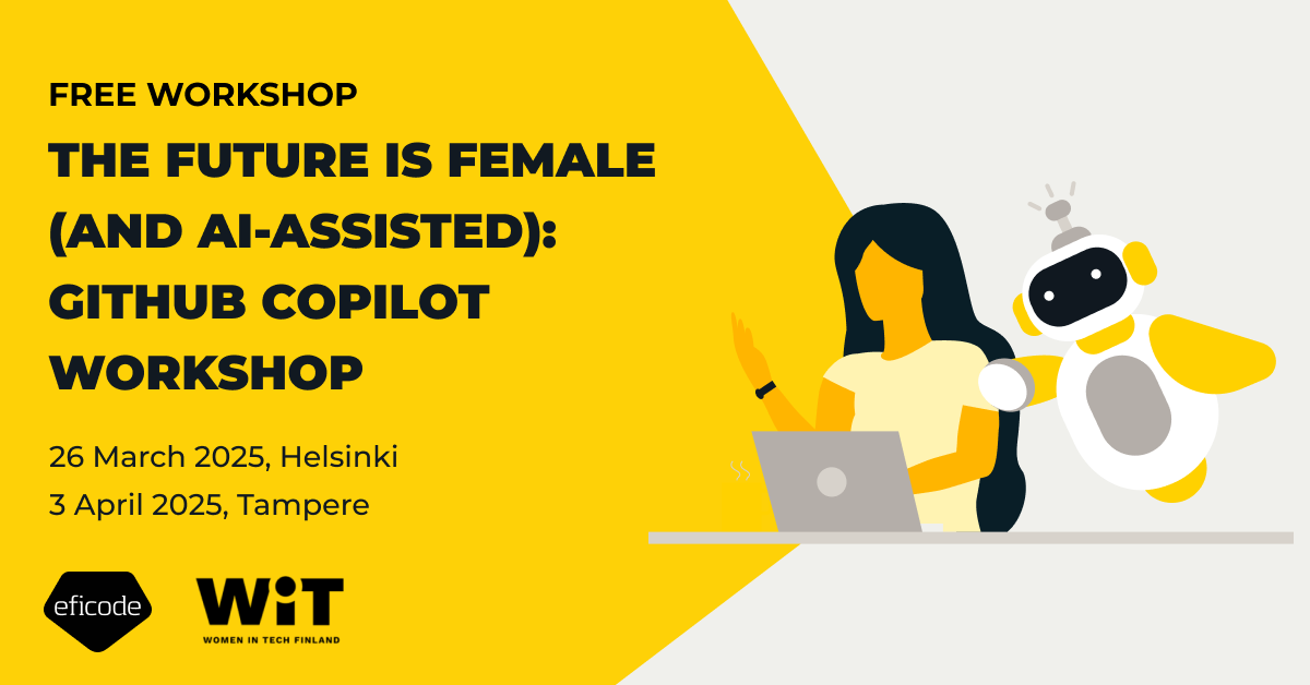 The future is female (and AI-assisted): GitHub Copilot workshop